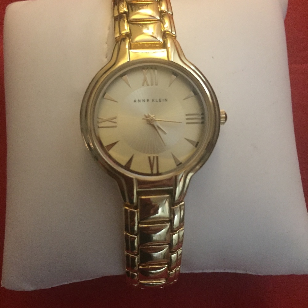 Anne Klein Ladies Gold Tone Watch - Gem